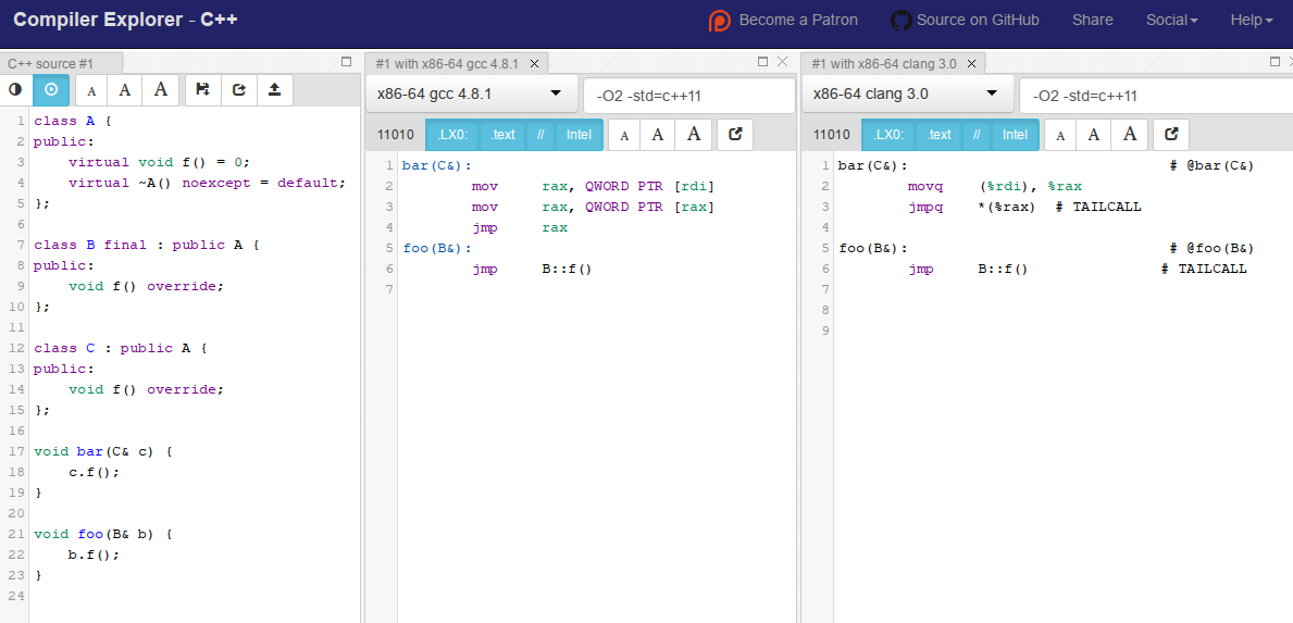 Concepts driven design with dependency injection
